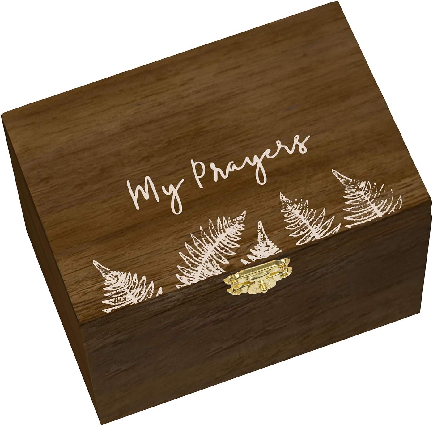 Amazon.com : Eccolo Wooden Keepsake Box with Prayer Cards, Gift Set ...