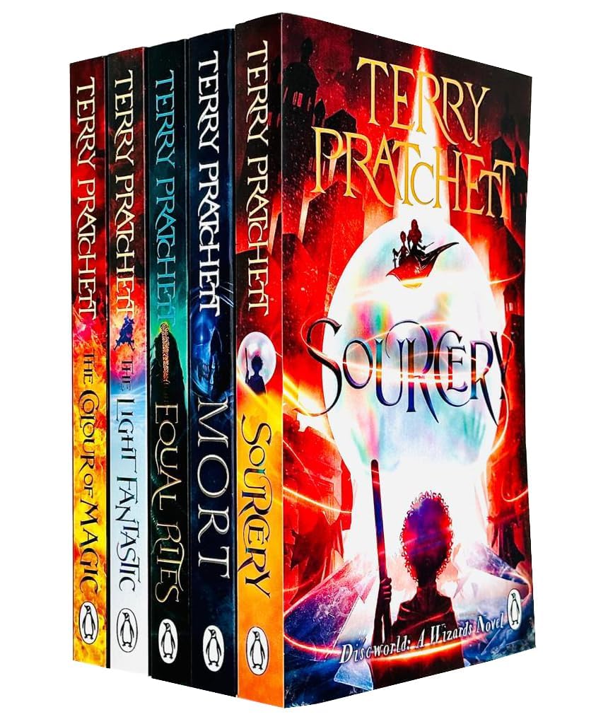 Terry Pratchett Discworld Novels Series 1 - 5 Books Collection Set (The ...