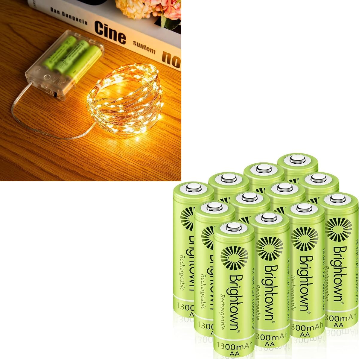 Amazon.com: Battery String Lights and AA Battery Combo - Battery ...