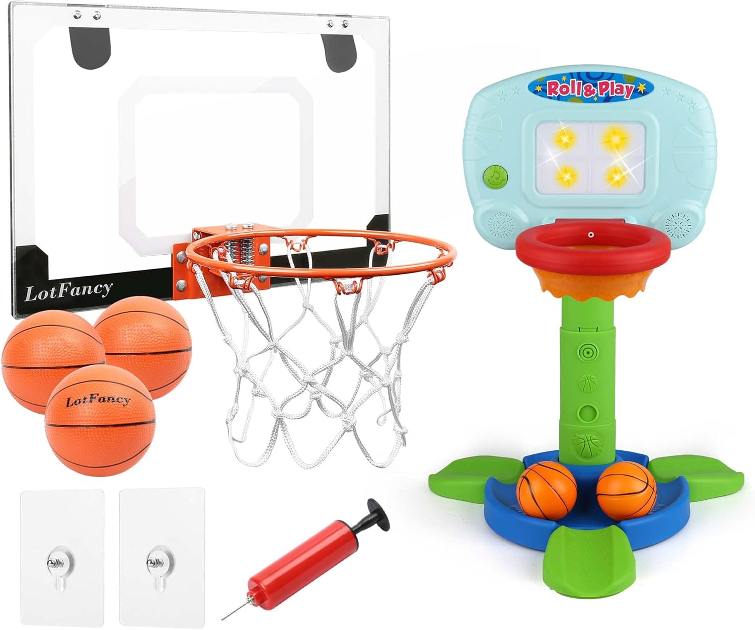 Amazon.com: LotFancy Family Basketball Set : Toys & Games