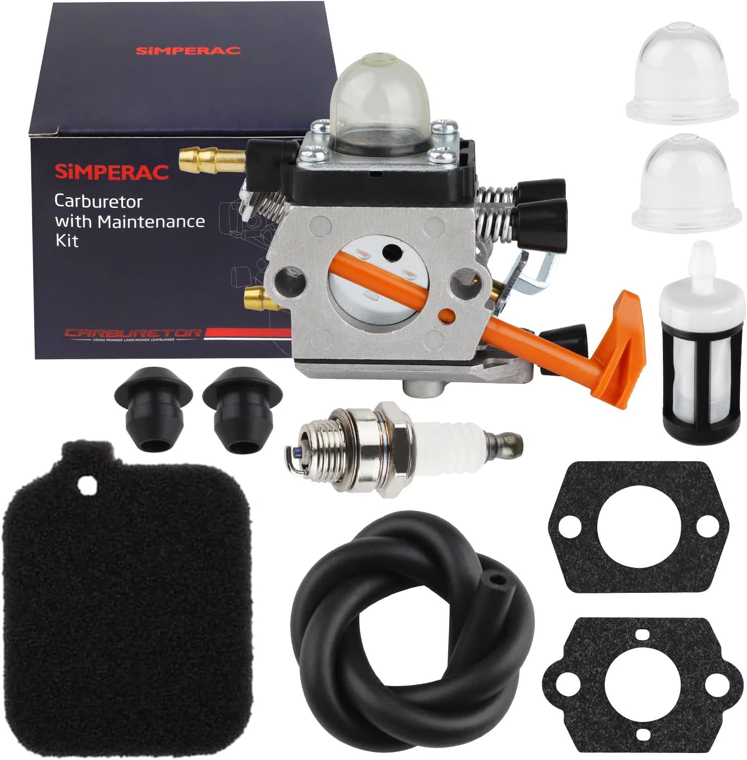Amazon.com: partszen 4229-120-0610 Carburetor with Spark Plug Primer ...