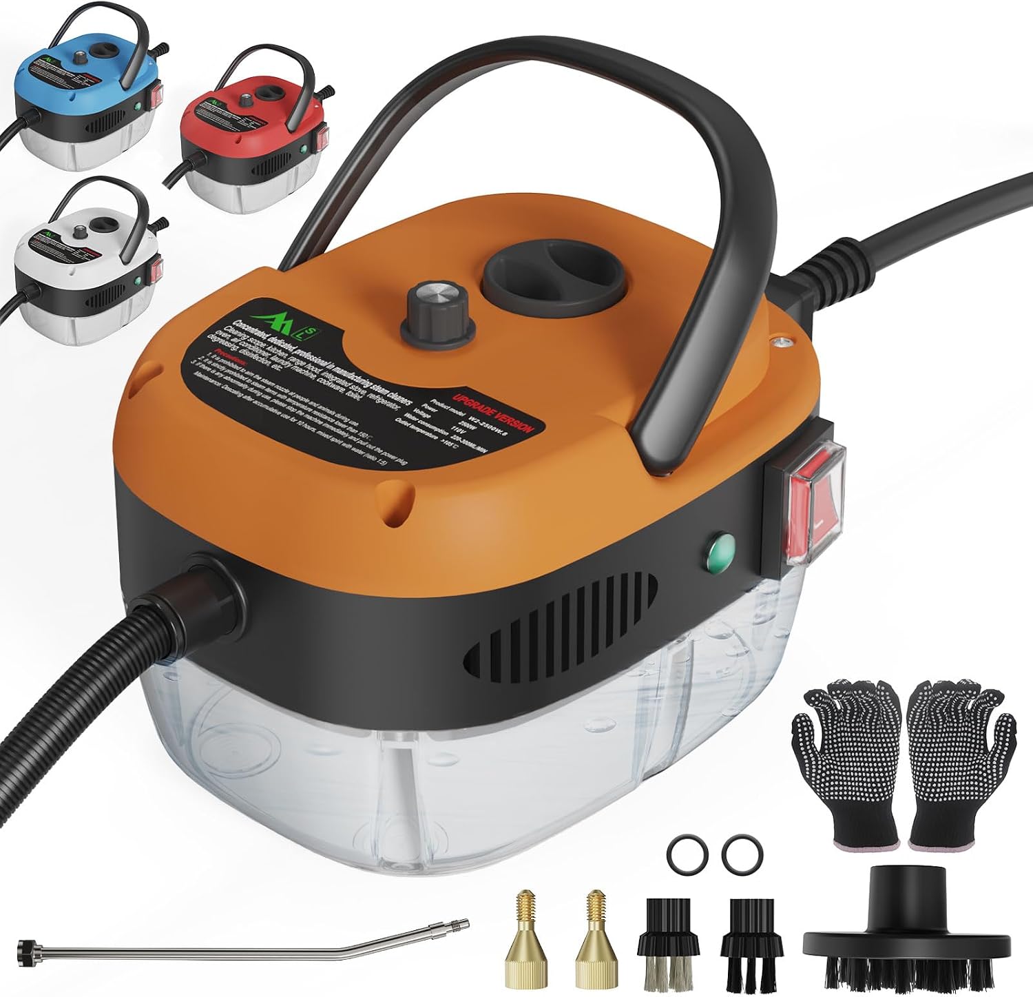 Amazon.com - Handheld Steam Cleaner, 2500W Hand-Held High Pressure ...