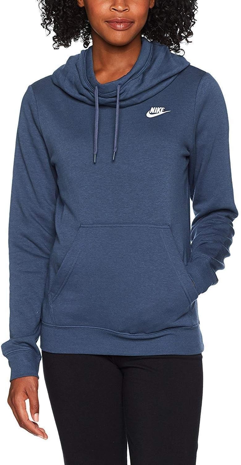 Nike 683776 - Sudadera con capucha para mujer con cuello de embudo ...