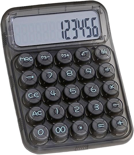 Amazon.com : 1-Pack Mechanical Switch Calculator with 12 Digits Large ...