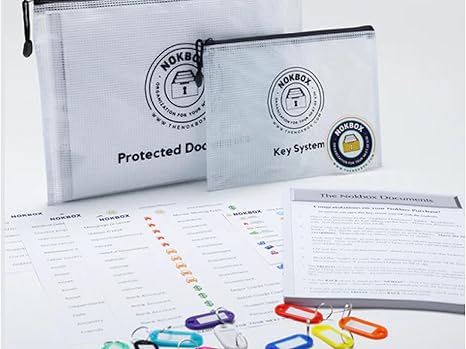 Amazon.com: The Nokbox Lite – DIY Estate Planning Organizer & Emergency ...
