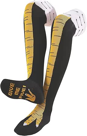 Amazon.com: NANAGO Novelty Chicken Claw Socks，Crazy Funny Chicken ...