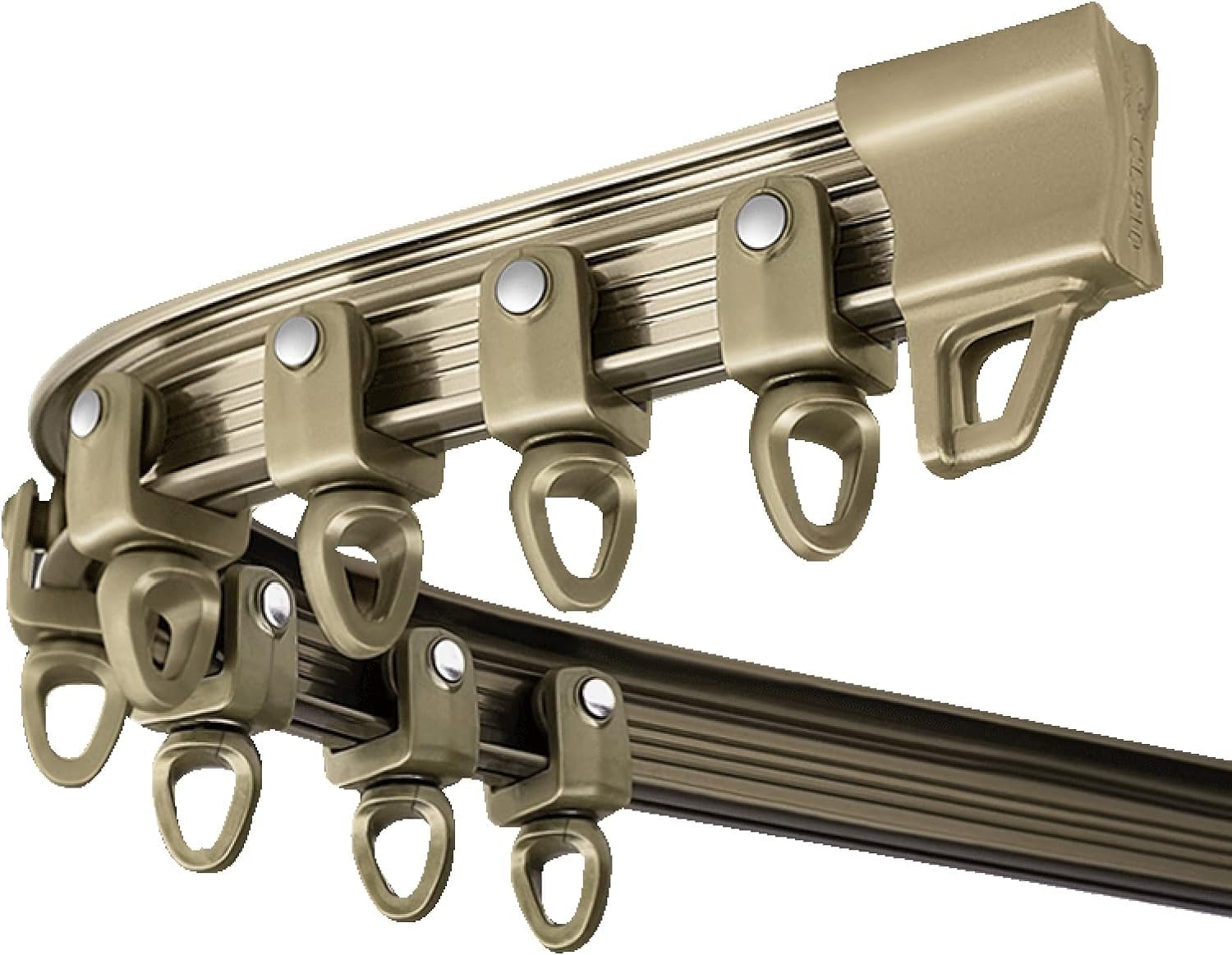 Curtain Rails and Fittings Curved Ceiling Curtain Track Bendable Mount ...