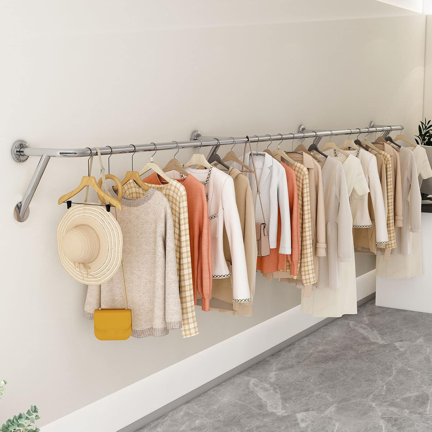 Amazon.com: Fadiadem Stainless Steel Clothing Store Display Stands ...