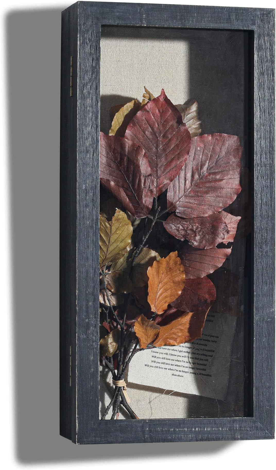 Amazon.com - 6x24 Shadow Box Frame Black | 1 Inch Deep Solid Wood ...