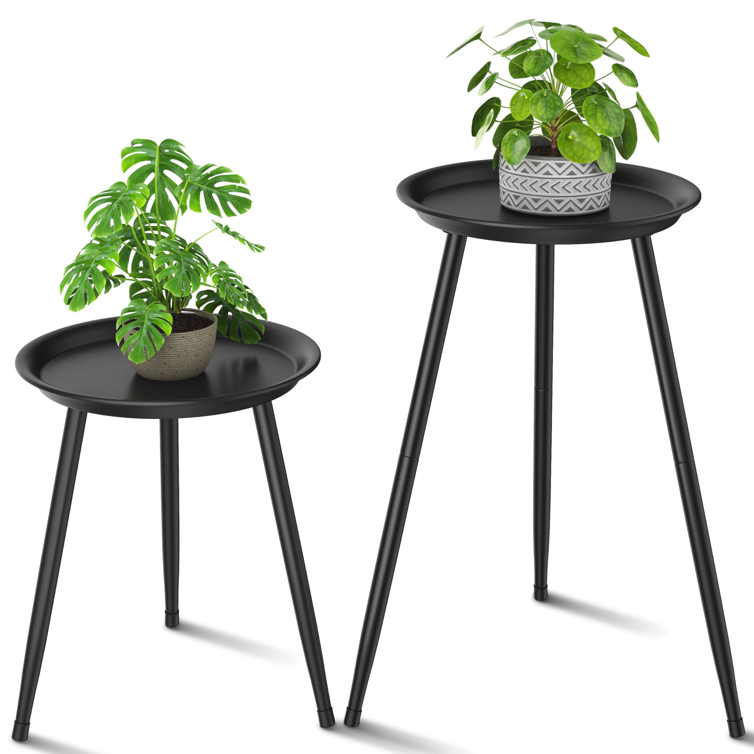 Amazon.com: Indoor Plant Stand Metal Mid Century Tall Plant Table ...