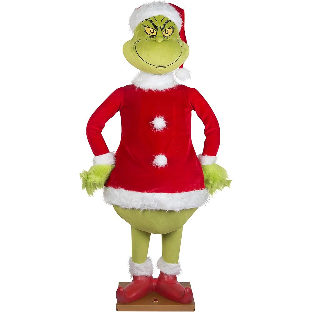 $10/mo - Finance Gemmy Life Size Animated Grinch | Buy Now, Pay Later