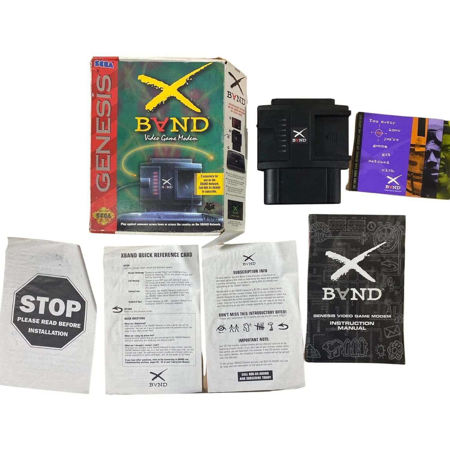 X Band Modem - Sega Genesis