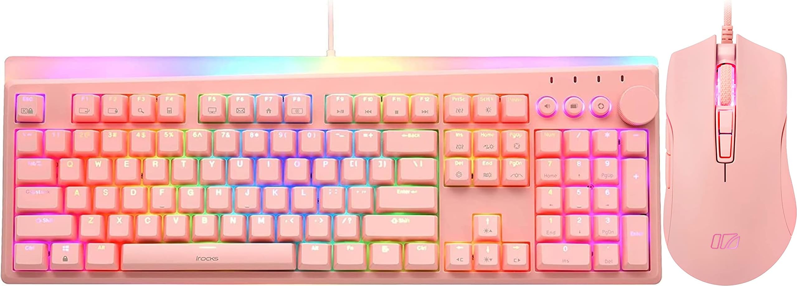 Amazon.com: i-rocks Combo | Red switches K71M RGB Mechanical Gaming ...