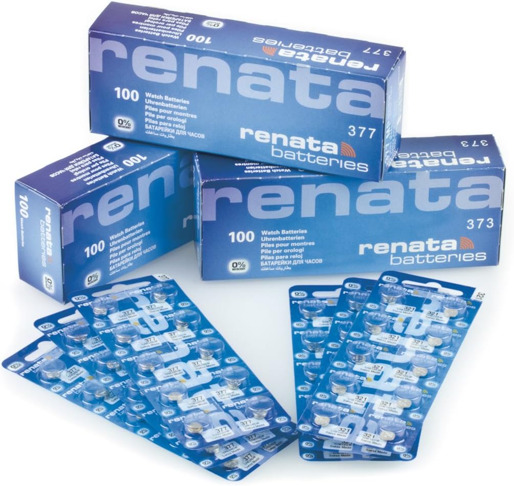 10 RENATA 317 WATCH BATTERIES (SR516SW): Amazon.co.uk: Fashion