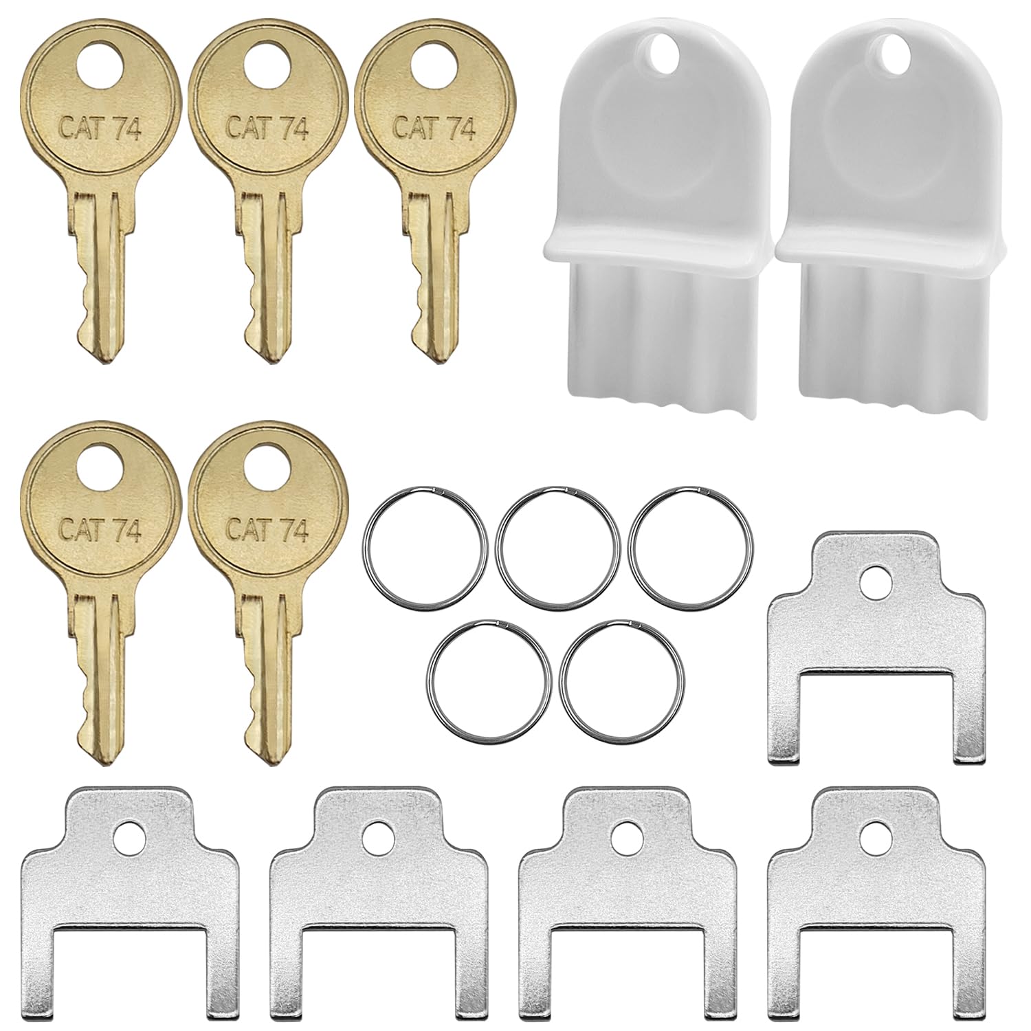 Snapklik.com : Paper Towel And Toilet Paper Dispenser Key Set, 12 Pcs ...
