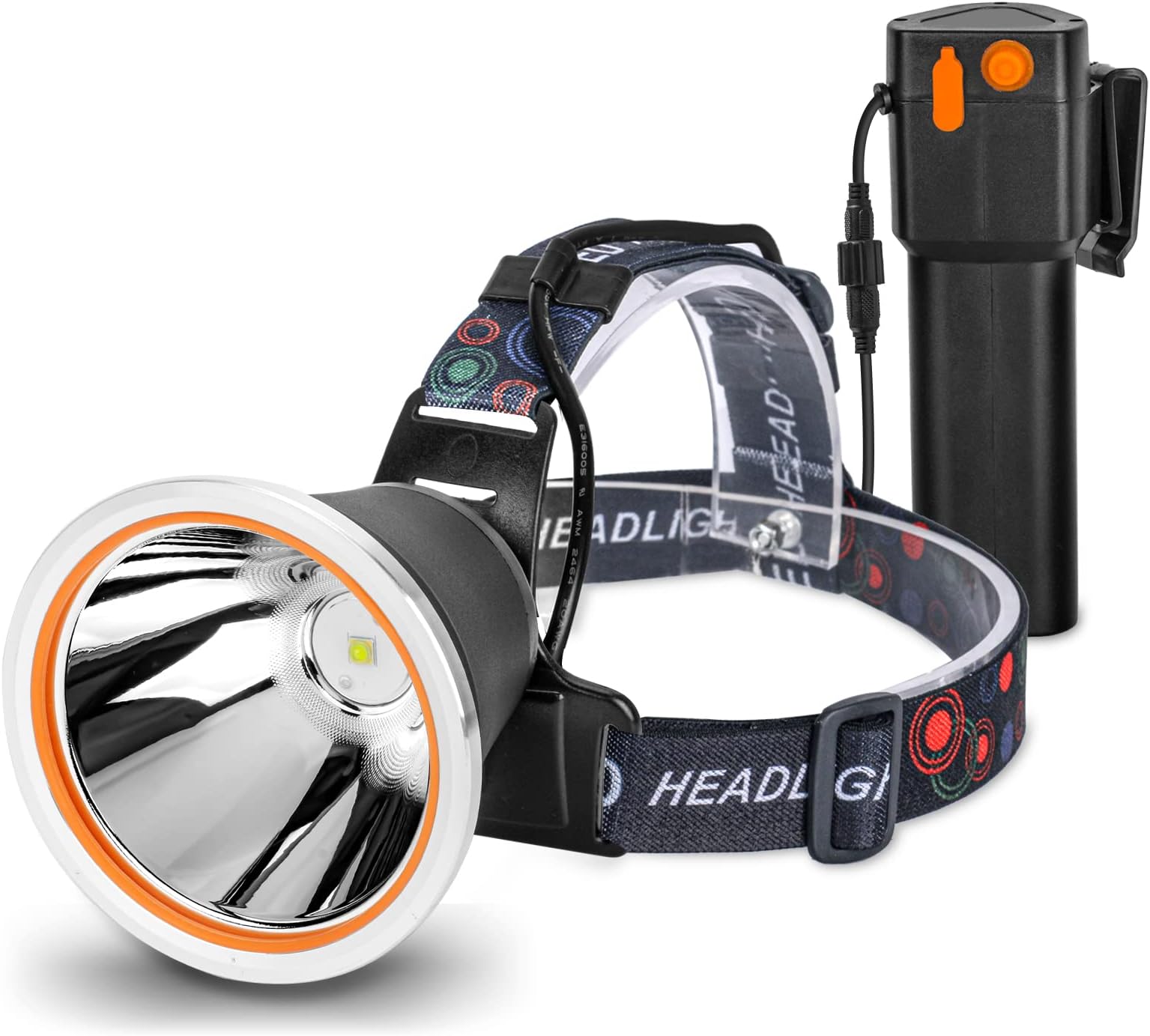Treela 30 Pieces Led Headlamp Outdoor Head Lamp Adjustable Headband ...