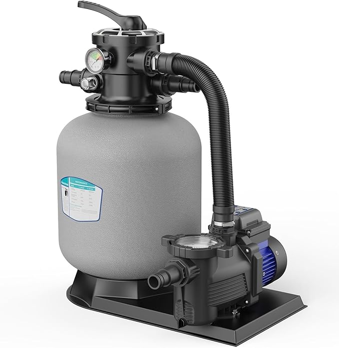 Amazon.com : AQUASTRONG Sand Filter Pump for Above Ground Pool with ...