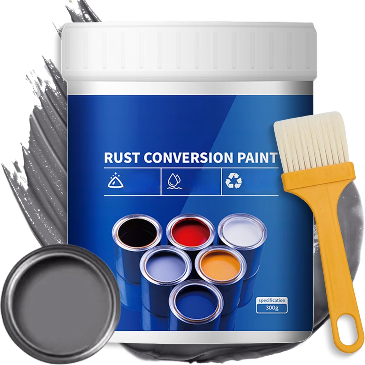 Amazon.com: YAMIELO Weatherproof Rust Converter Paint for Metal, Rust ...