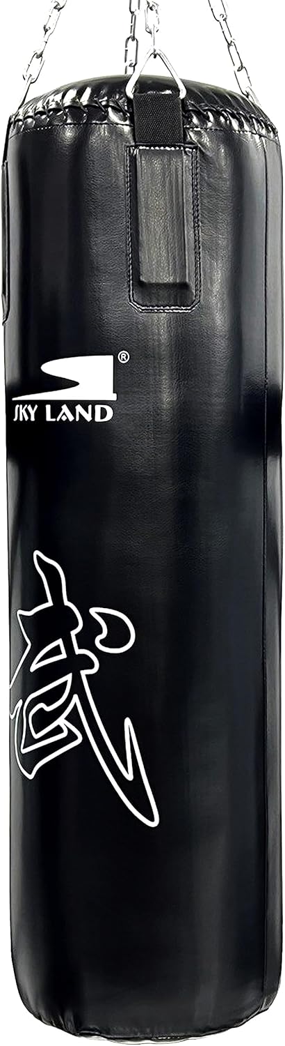 SKY LAND Fitness Boxing Punching Bag Black(Filled)|Boxing Bag Heavy ...