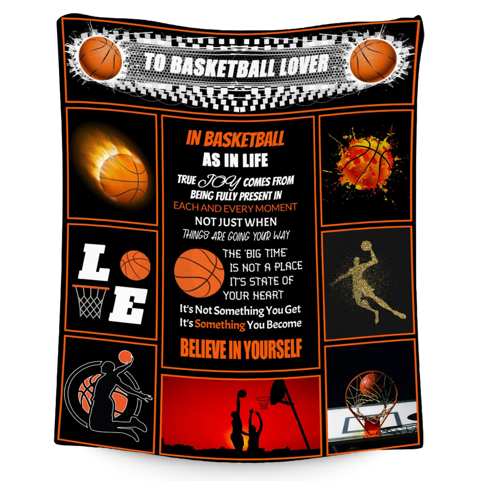 Amazon.com: Basketball Gifts for Boys, Basketball Blanket for Girls ...