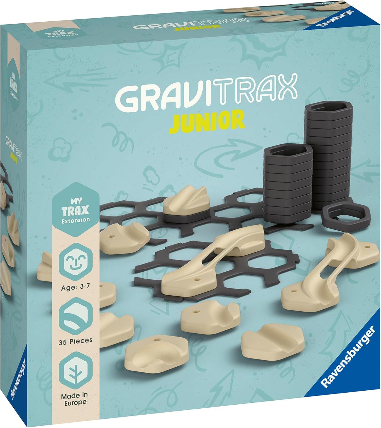Amazon.com: Ravensburger GraviTrax Extension Trax - Marble Run, STEM ...