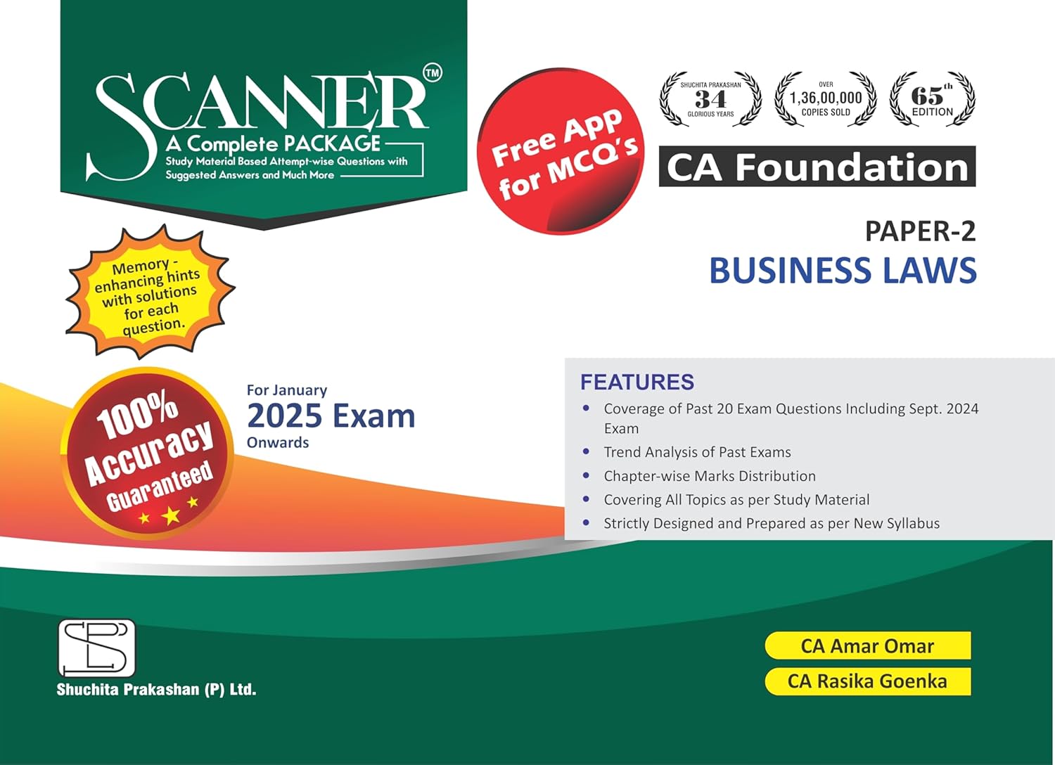 Amazon.in: Buy Business Laws (Paper 2 | CA Foundation) Scanner - Including questions and ...