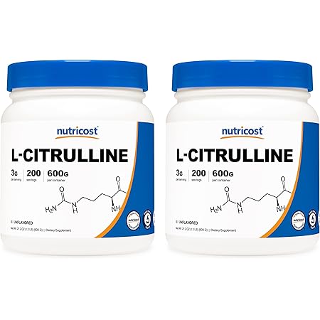 Amazon.com: Nutricost Pure L-Citrulline (Base) Powder (600 Grams) (2 ...