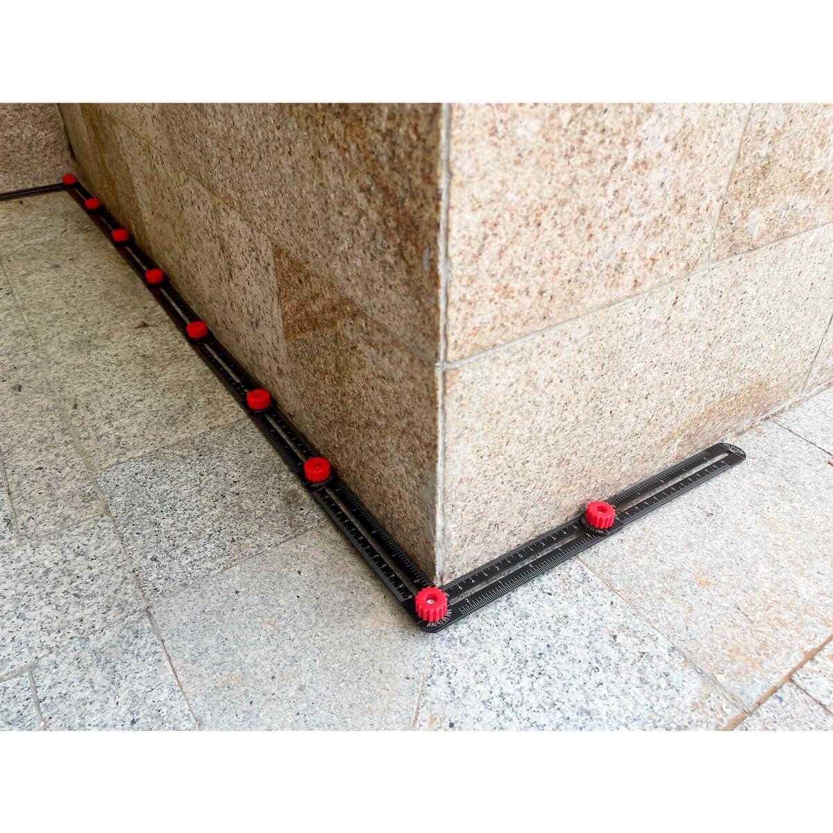 Regla de medición de ángulo múltiple, localizador de agujeros de regla ...