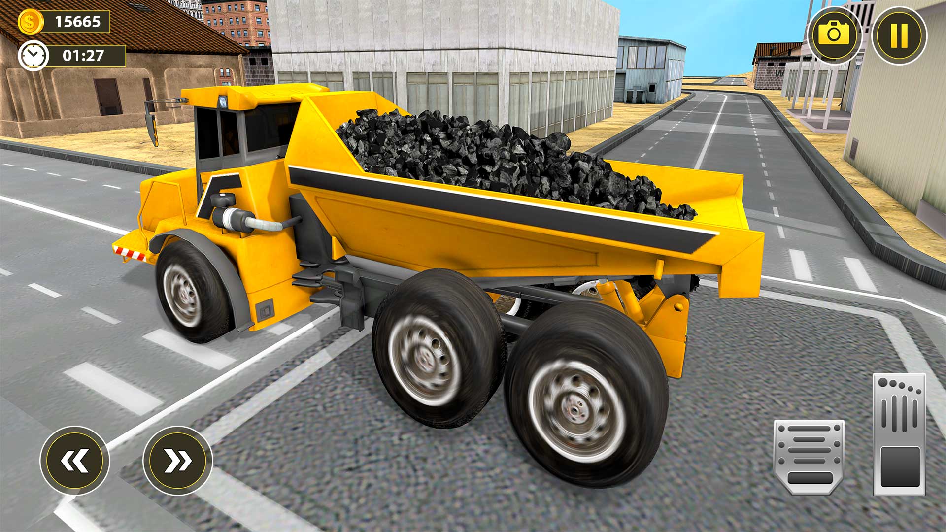 Heavy Excavator Dump Truck 3D: Construction Machines Driving Simulator ...