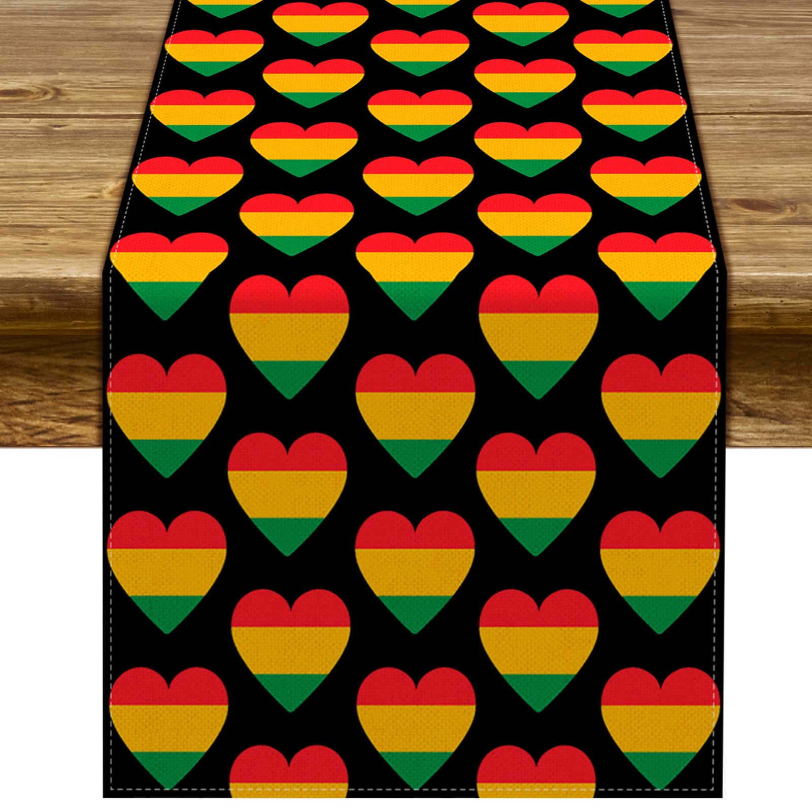 Amazon.com: Nepnuser Juneteenth Table Runner African American ...