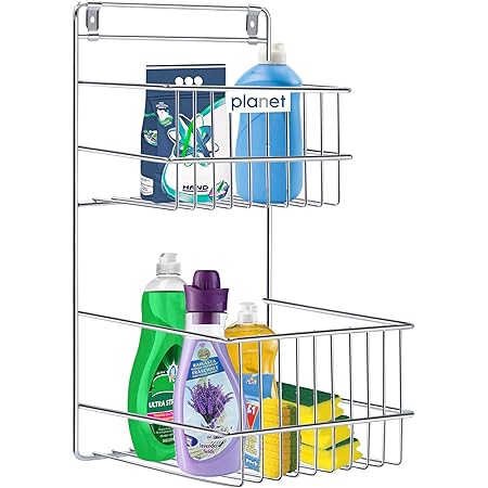 BE MALL Stainless Steel Kitchen and Bathroom Detergent Rack,Brass ...