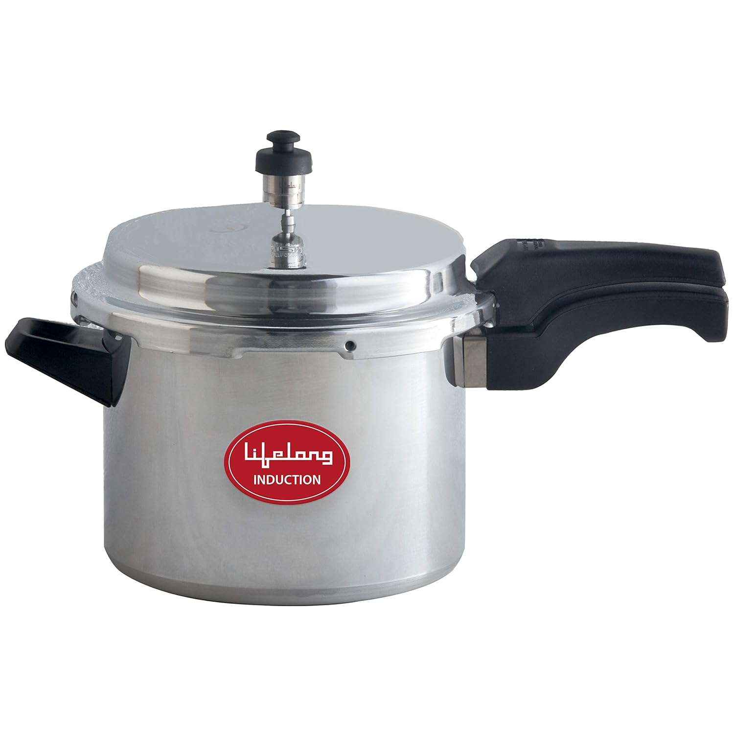 Lifelong Aluminium Pressure Cooker with Outer Lid Compatible for ...
