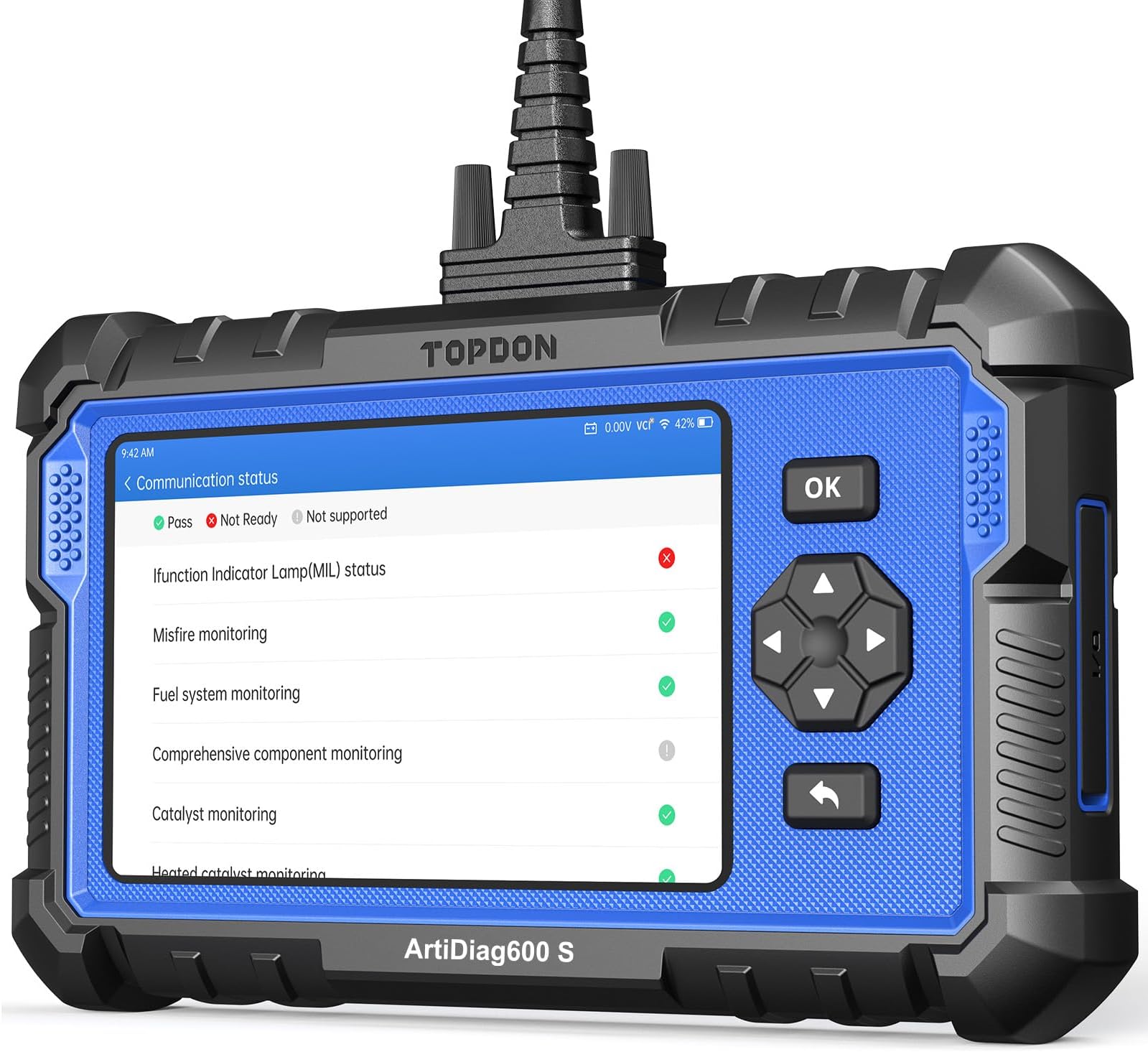 Topdon Obd2 Scanner Ad600s For Abs Srs Engine Transmission Disgnostic ...