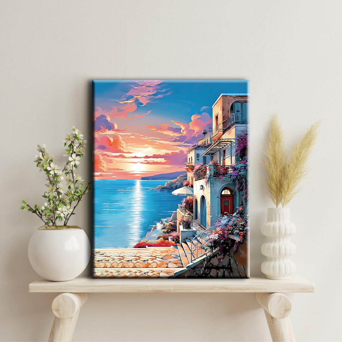 Snapklik.com : Framed Travel Landscape Canvas Art Print Set,World ...