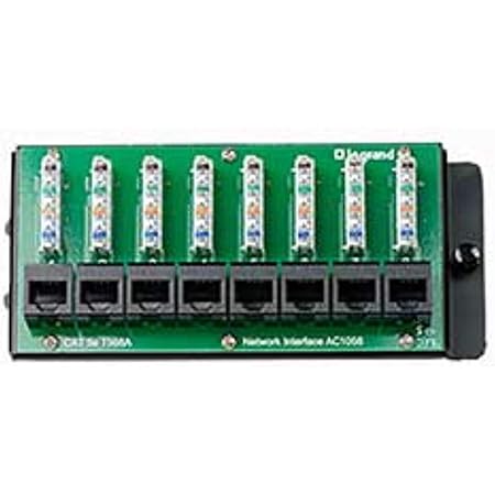 Amazon.com: On-Q AC1068 8-Port Cat 6 Network Interface Module : Electronics