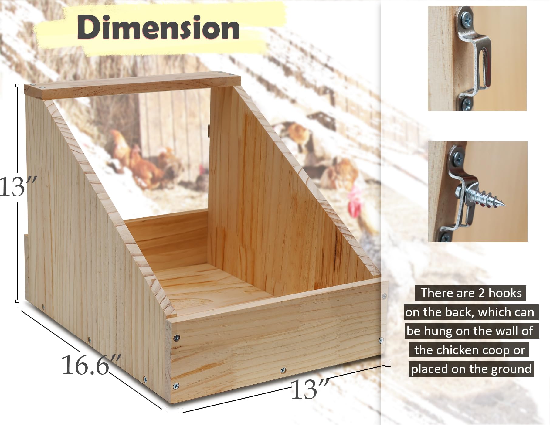 Dimensiones Sencillas De Una Caja Nido Para Gallinas Medidas De Un
