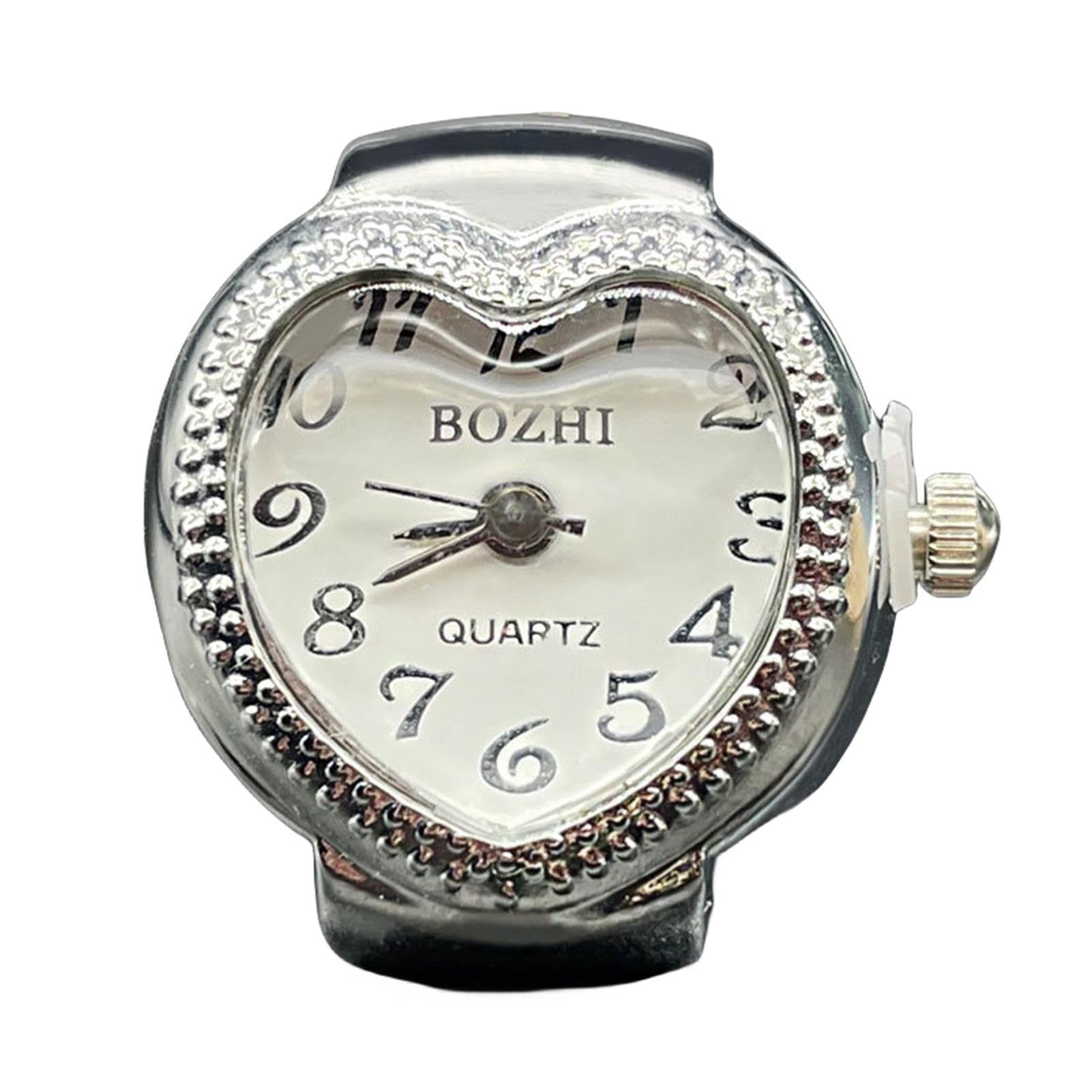 Amazon.com: Kumprohu Vintage Finger Ring, Finger Heart Shape Round Ring ...