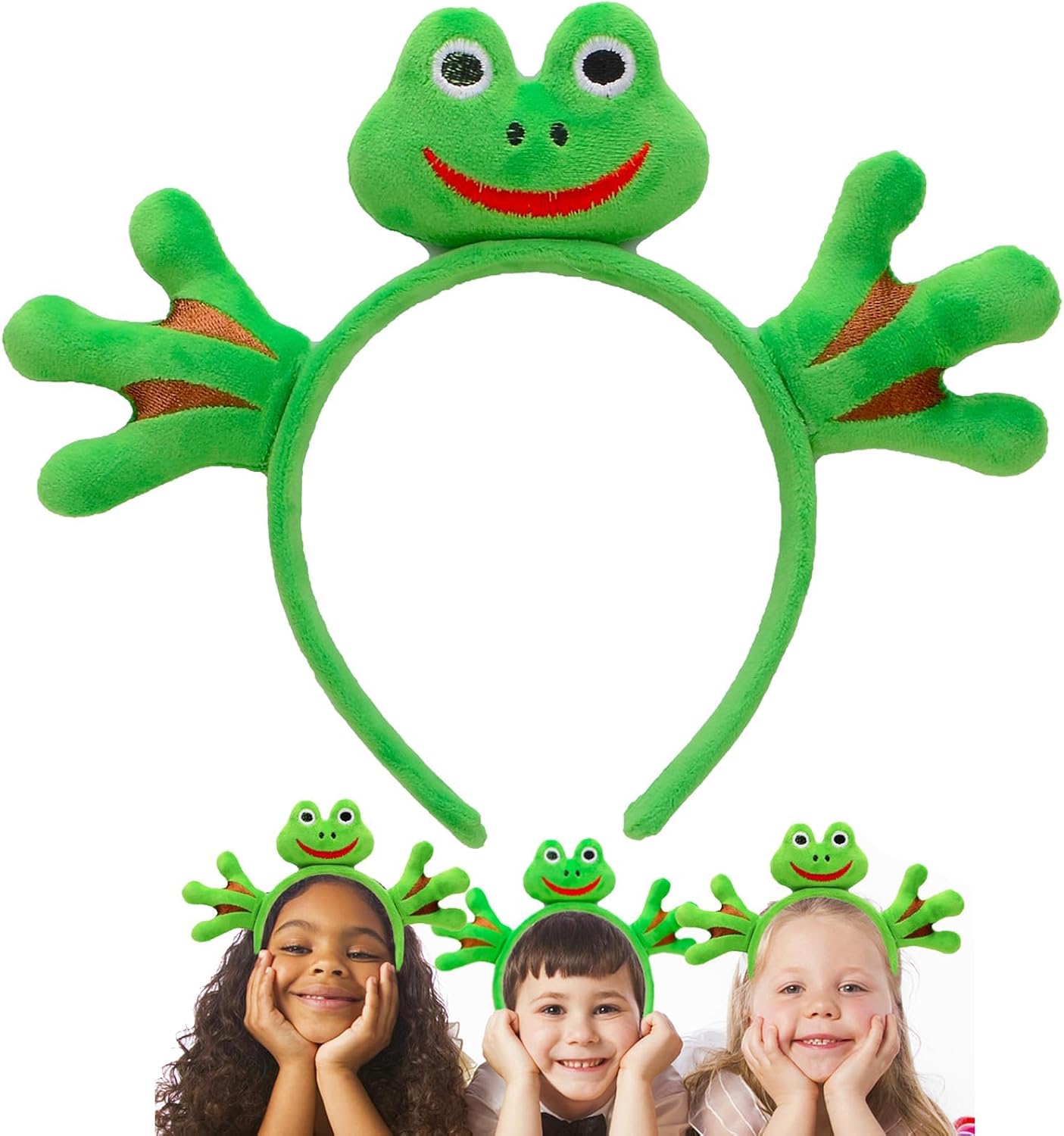 Amazon.com: NENMATTE Frog Headbands Frogs Eyes Headbands,Funny Frog ...