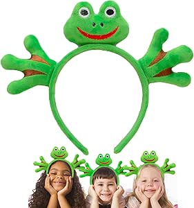Amazon.com: NENMATTE Frog Headbands Frogs Eyes Headbands,Funny Frog ...