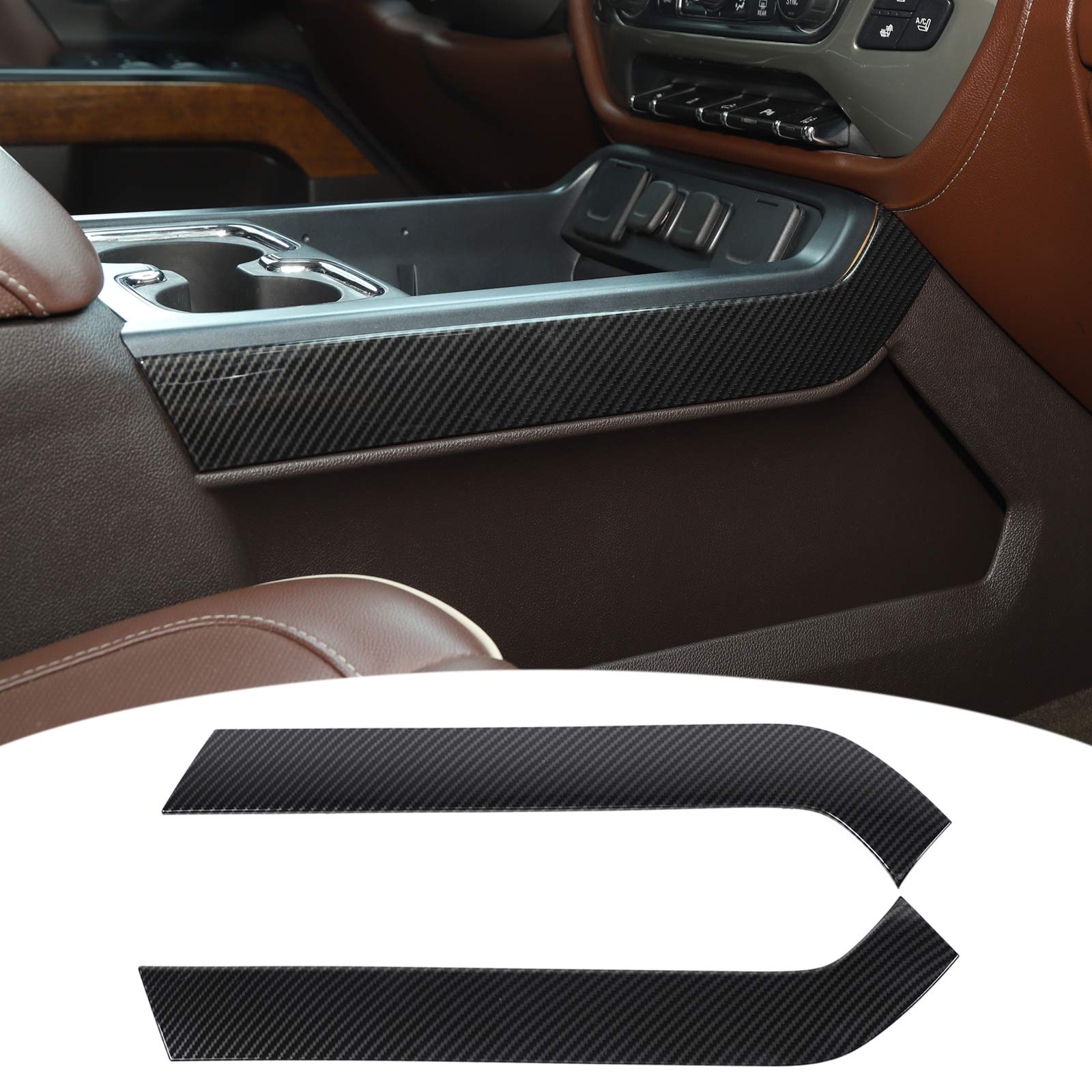RT-TCZ for Silverado Center Console Organizer Tray Side Panel Trim ...