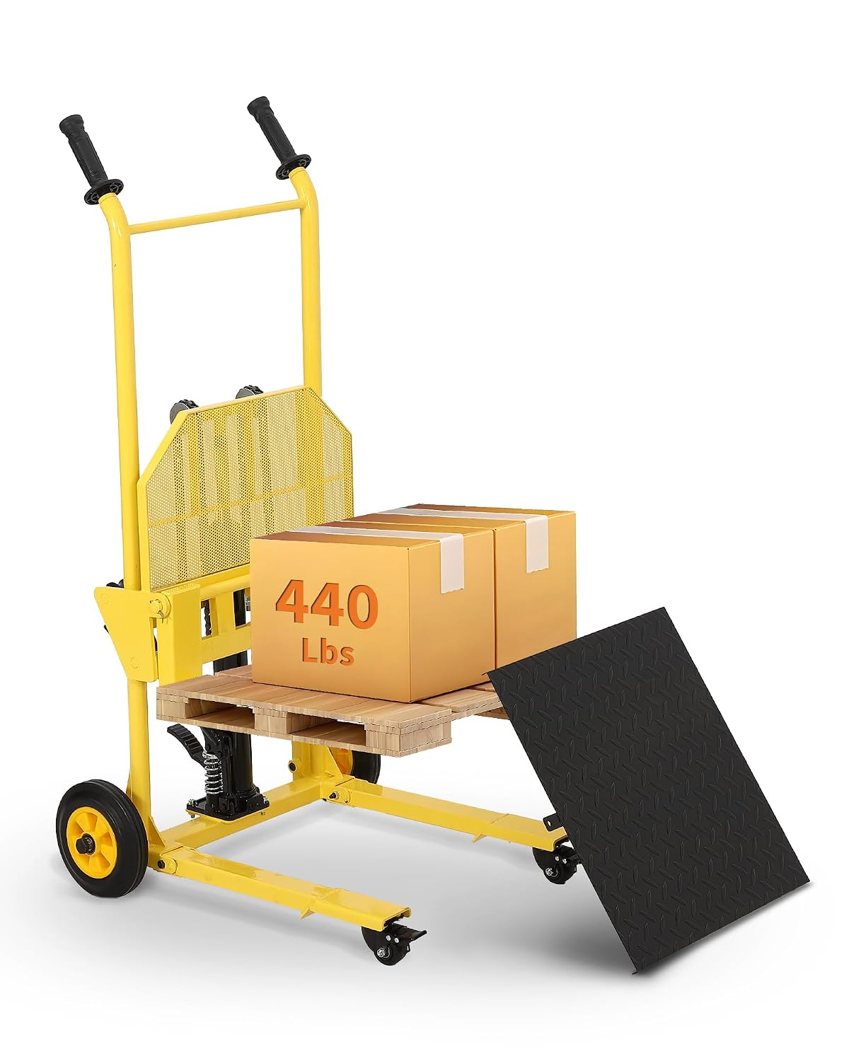 Amazon.com: Hydraulic Material Lift, 440 LBS Capacity Pallet Truck ...