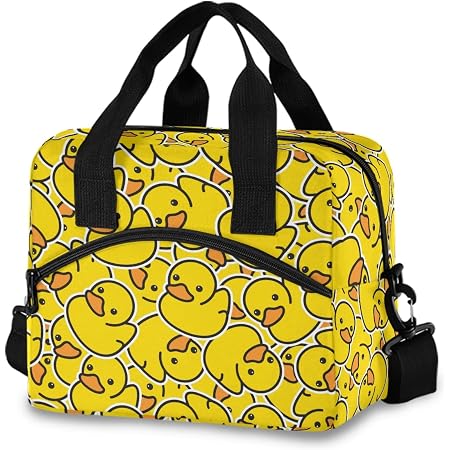 Amazon.com: VKGSWN Cute Yellow Duck Lunch Bag for Women Girls Kids ...