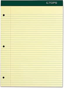 Amazon.com : TOPS 63383 Double Docket Writing Pad, 8 1/2 x 11 3/4 ...