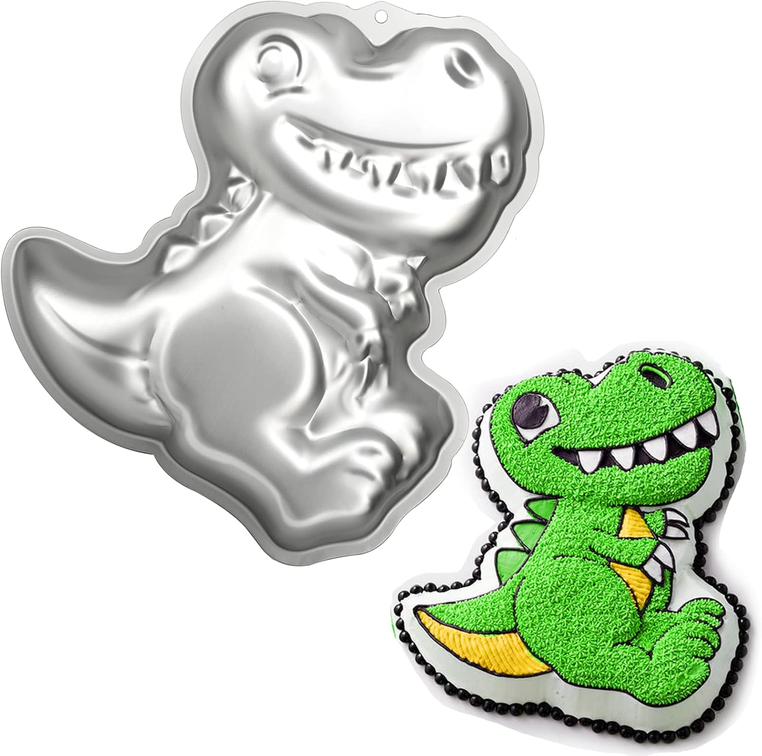 Amazon.com: Cayanmydery Dinosaur Shape Cake Pan, 3D Birthday Cake Pan ...