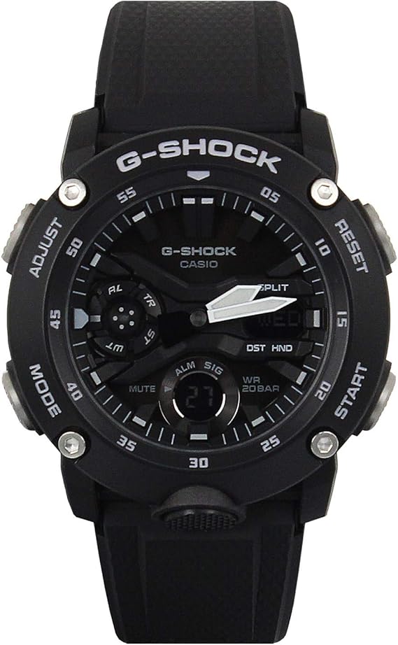 Amazon.com: Casio G-Shock GA-2000S-1A Carbon Core Guard Digital Analog ...