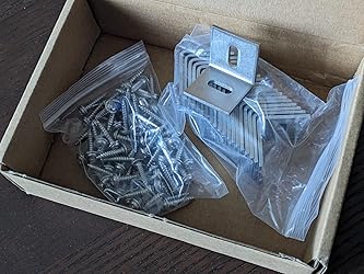 Amazon.com: Table Top Fasteners,20 Pack Z Clips for Table Tops Included ...