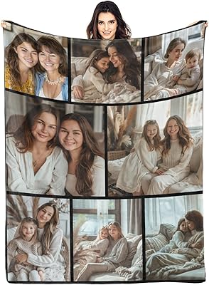Amazon.com: Yoke Style Custom Blanket with Picture, Customized Throw ...