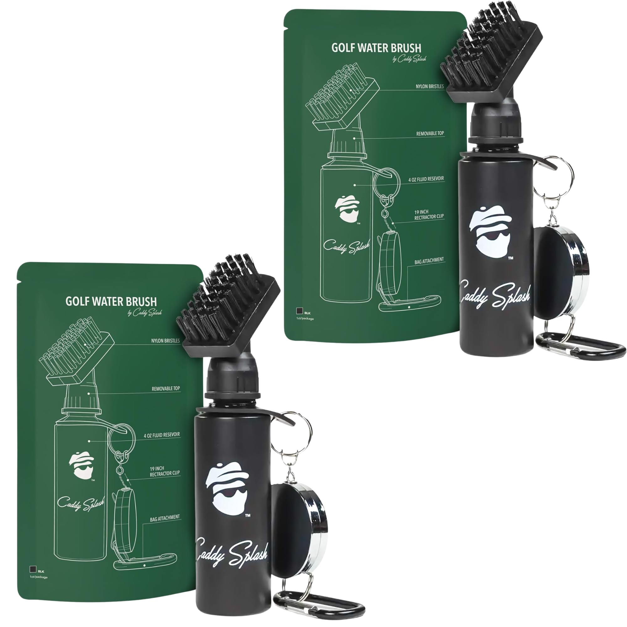 Amazon.com: Caddy Splash Premium Golf Club Cleaner with Water - Heavy ...