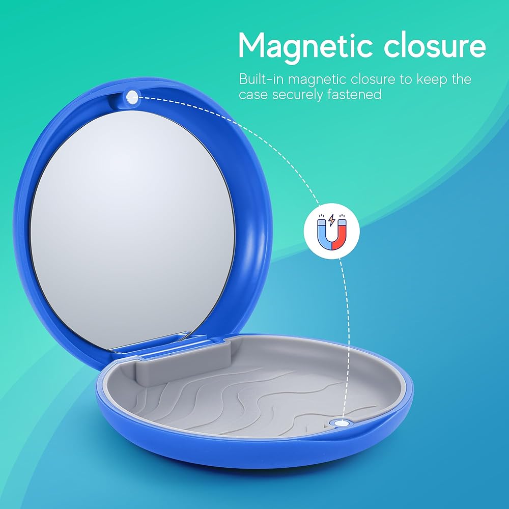 Premium Matt Black Retainer Case Kit with Mirror, Nepal | Ubuy