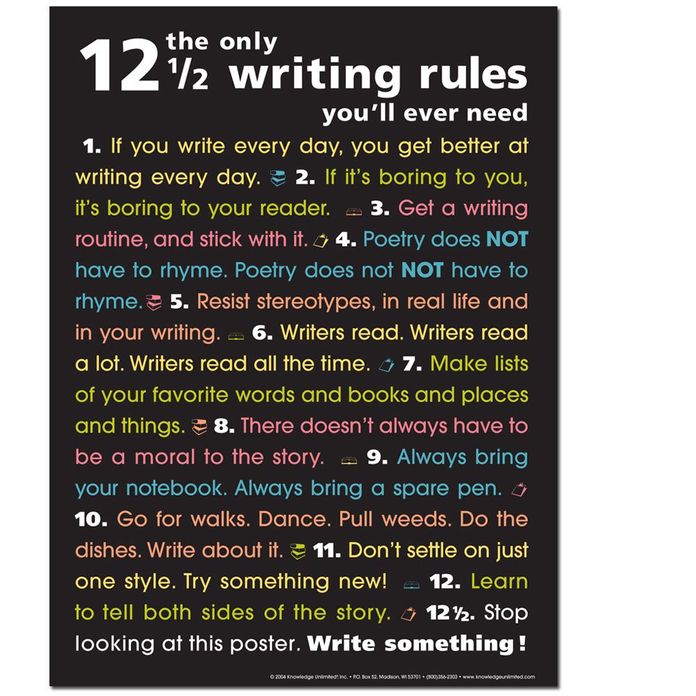 Amazon.com: Knowledge Unlimited Inc. The Only 12 1/2 Writing Rules You ...